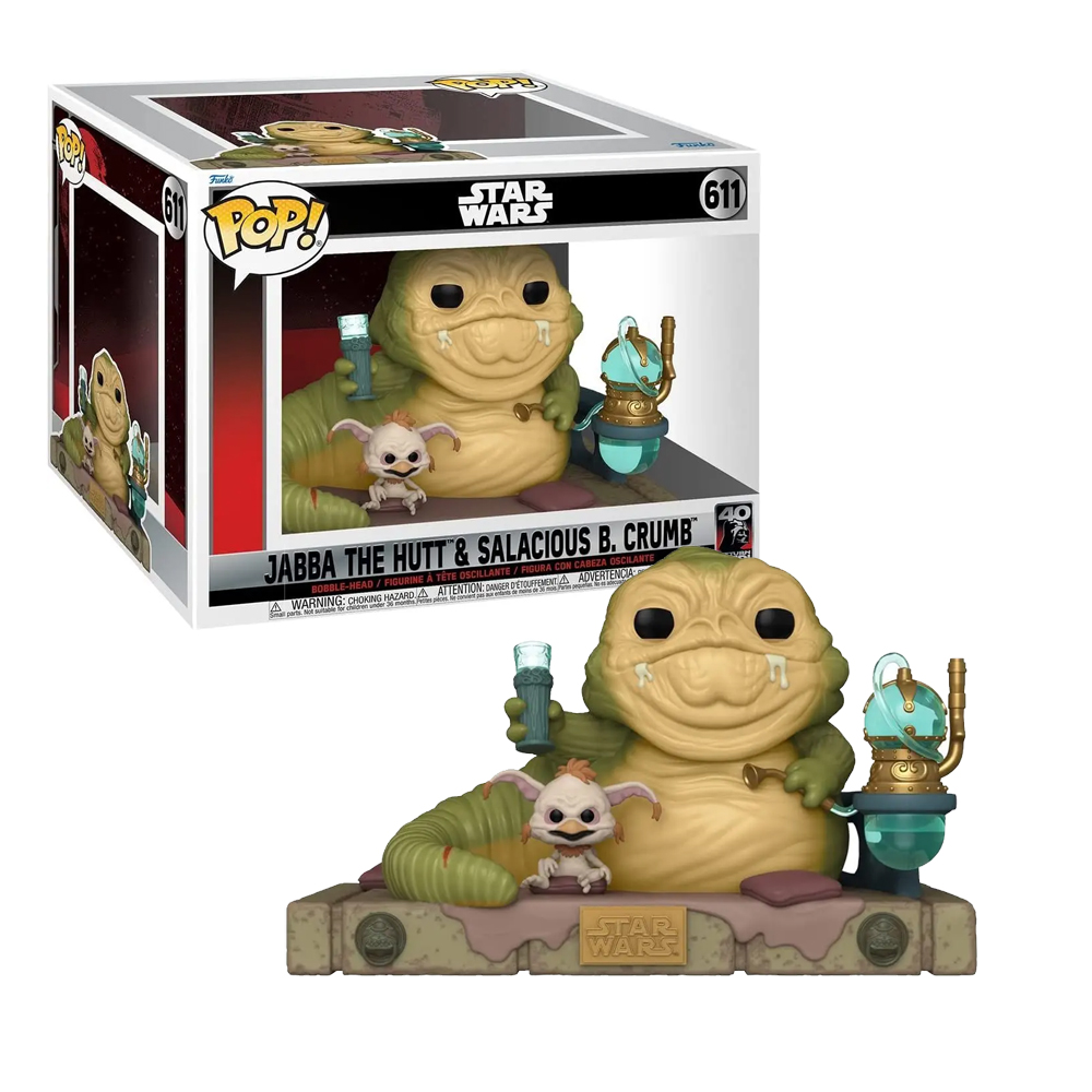 Jabba The Hutt And Salacious B.Crumb 611 (Star Wars) Funko Pop ...