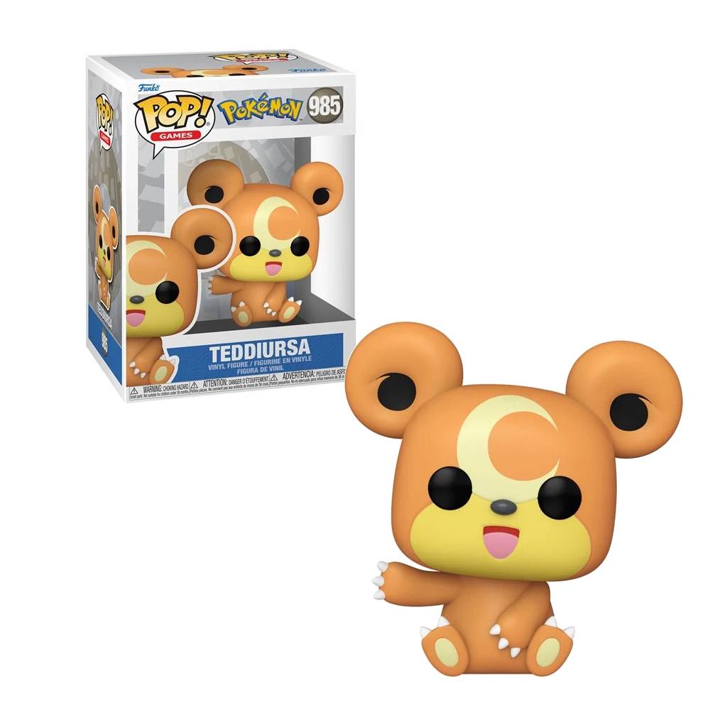 Teddiursa 985 (Pokemon) Funko Pop! – CISEMU – Funko POP